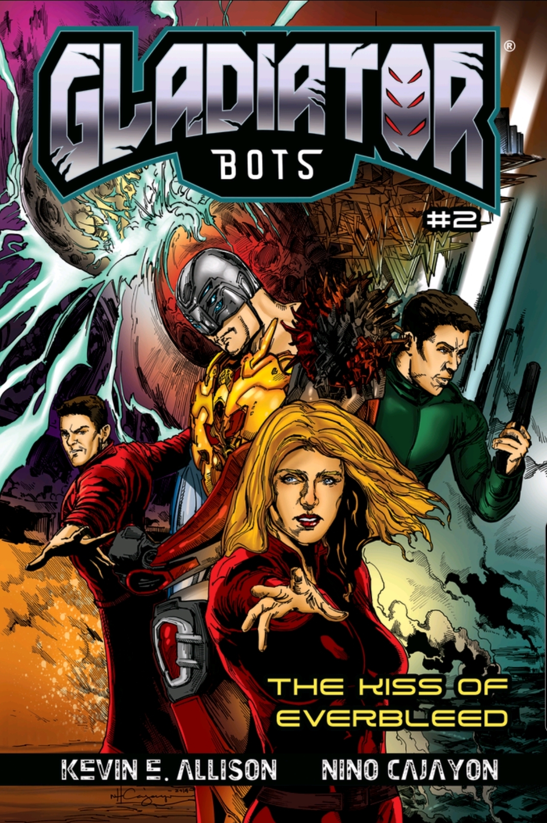 Gladiator Bots | A graphic novel by Kevin Allison